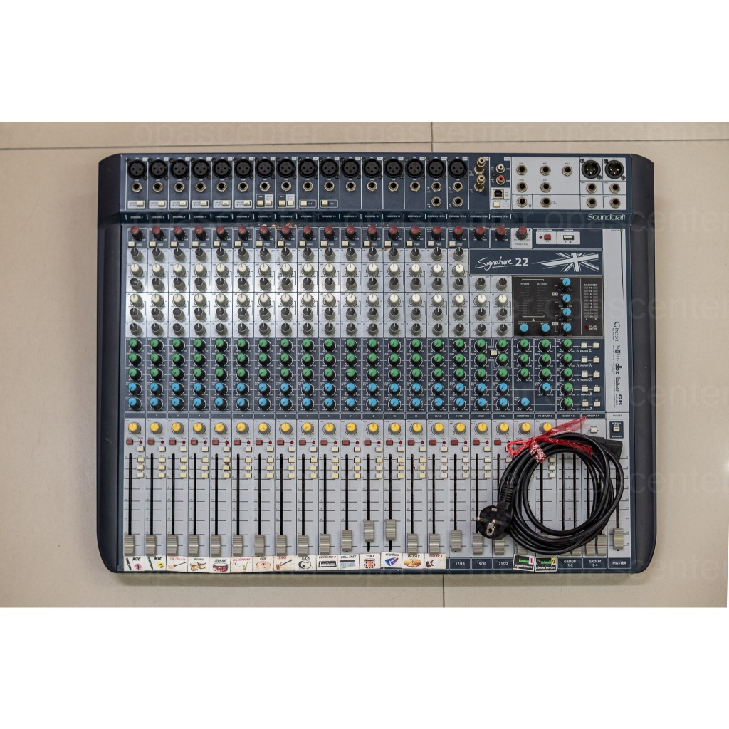 มิกเซอร์ SOUNDCRAFT Signature 22 อนาล็อก มิกเซอร์ 22 ชาแนล มือสอง สภาพ ...