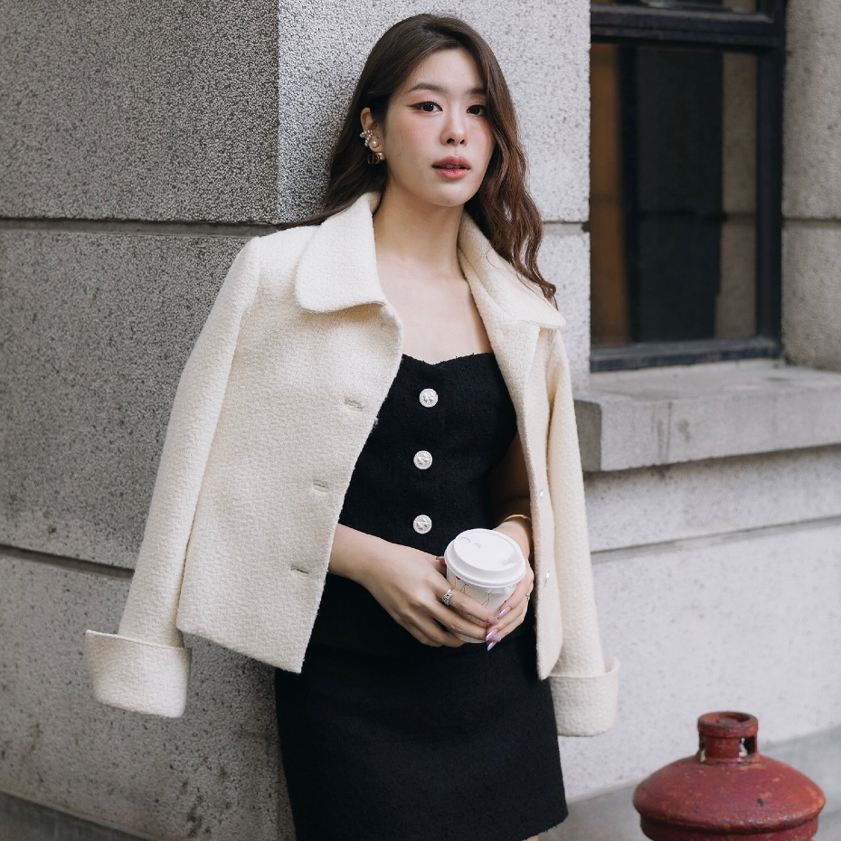 CALICO - ELODIE Blazer พร้อมส่ง | Shopee Thailand