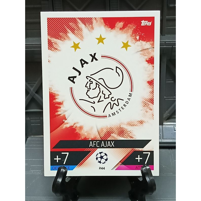 Topps Match Attax Champions League 22/23 No. 244 AFC Ajax Logo | Shopee ...