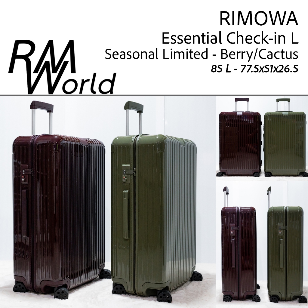 RIMOWA Essential Check-in L Seasonal Limited -- Berry - Cactus ...
