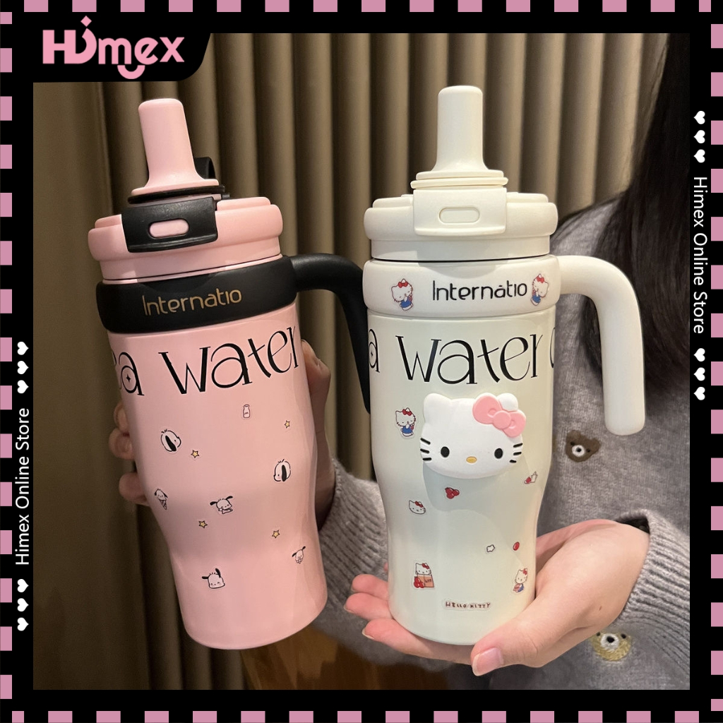 Himex แก้วเก็บความเย็น แก้วน้ำเก็บอุณหภูมิ แบบใหม่มีที่จับ พร้อมหลอด แก้วเยติ แก้วกาแฟ | Shopee ...