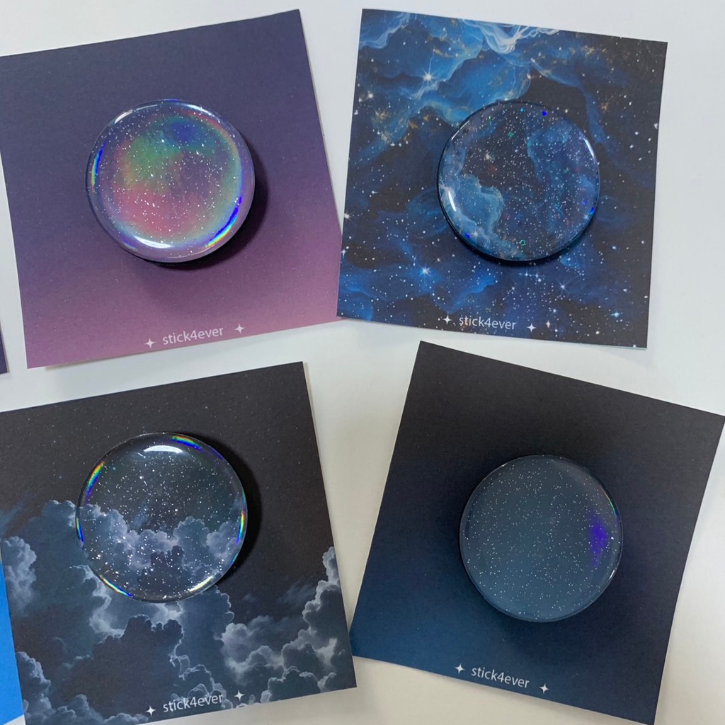 Griptok Hologram กริปต๊อกโทนมืด ติดมือถือ โฮโลแกรม วิบๆวับๆ | Shopee ...