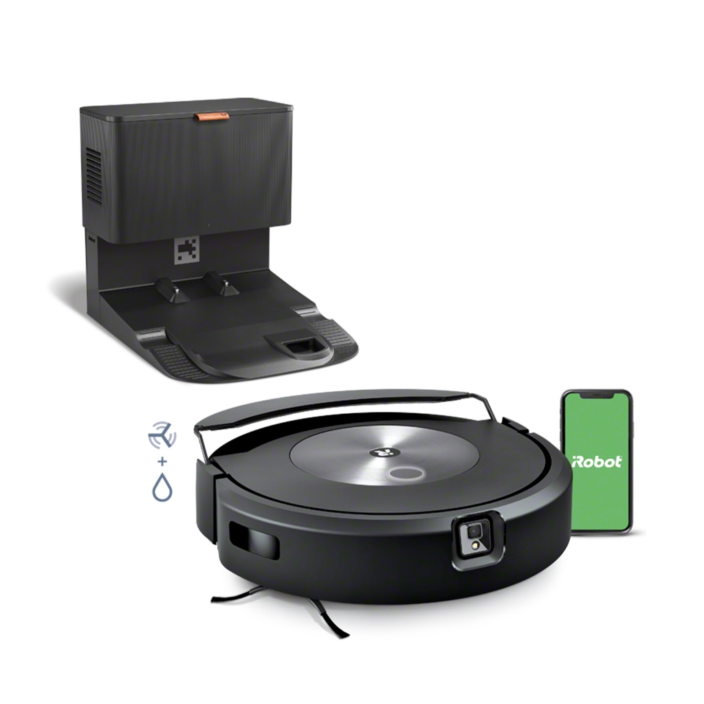 หุ่นยนต์ดูดฝุ่นและถูพื้น 2 IN 1 iRobot Roomba Combo j7+ ผ่อน0%x10 เดือน | Shopee Thailand