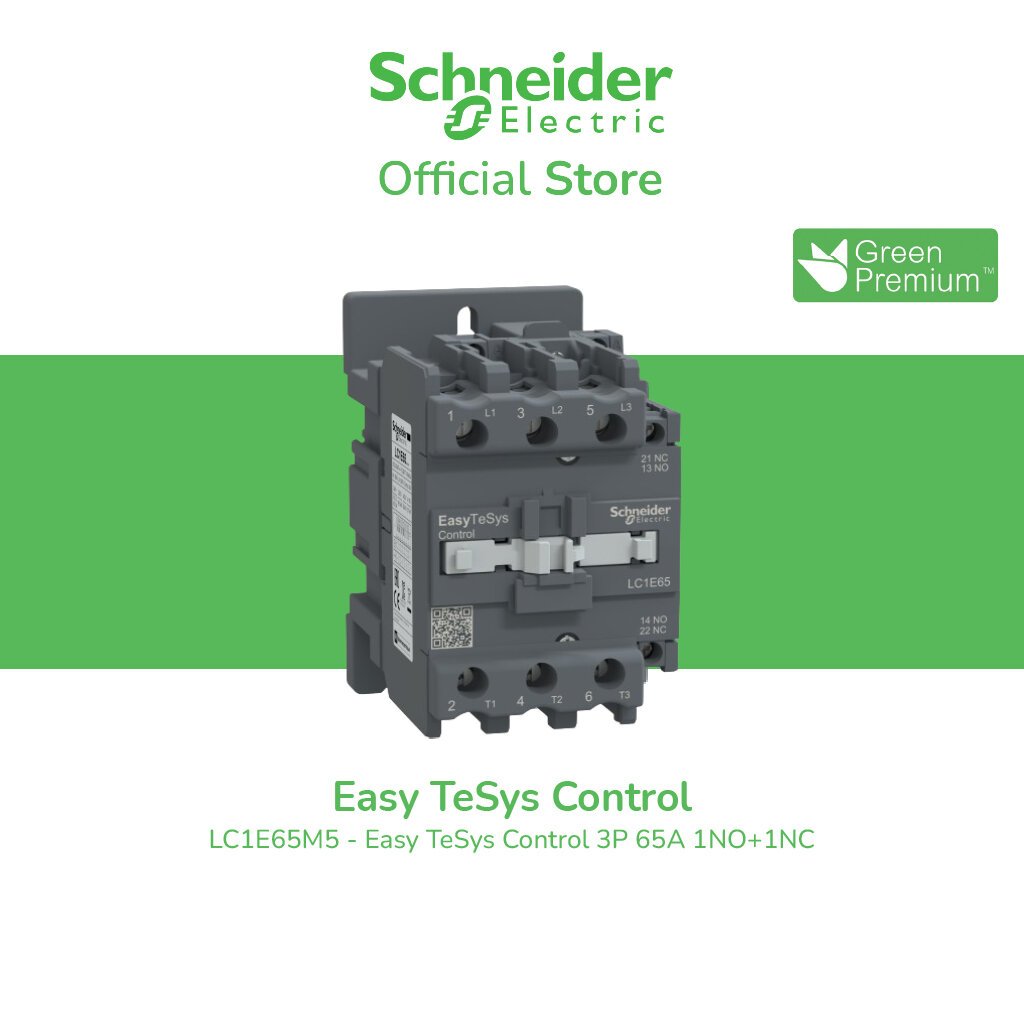 Schneider Electric Contactor,รุ่น EasyPact TVS,3P(3NO),AC-3,