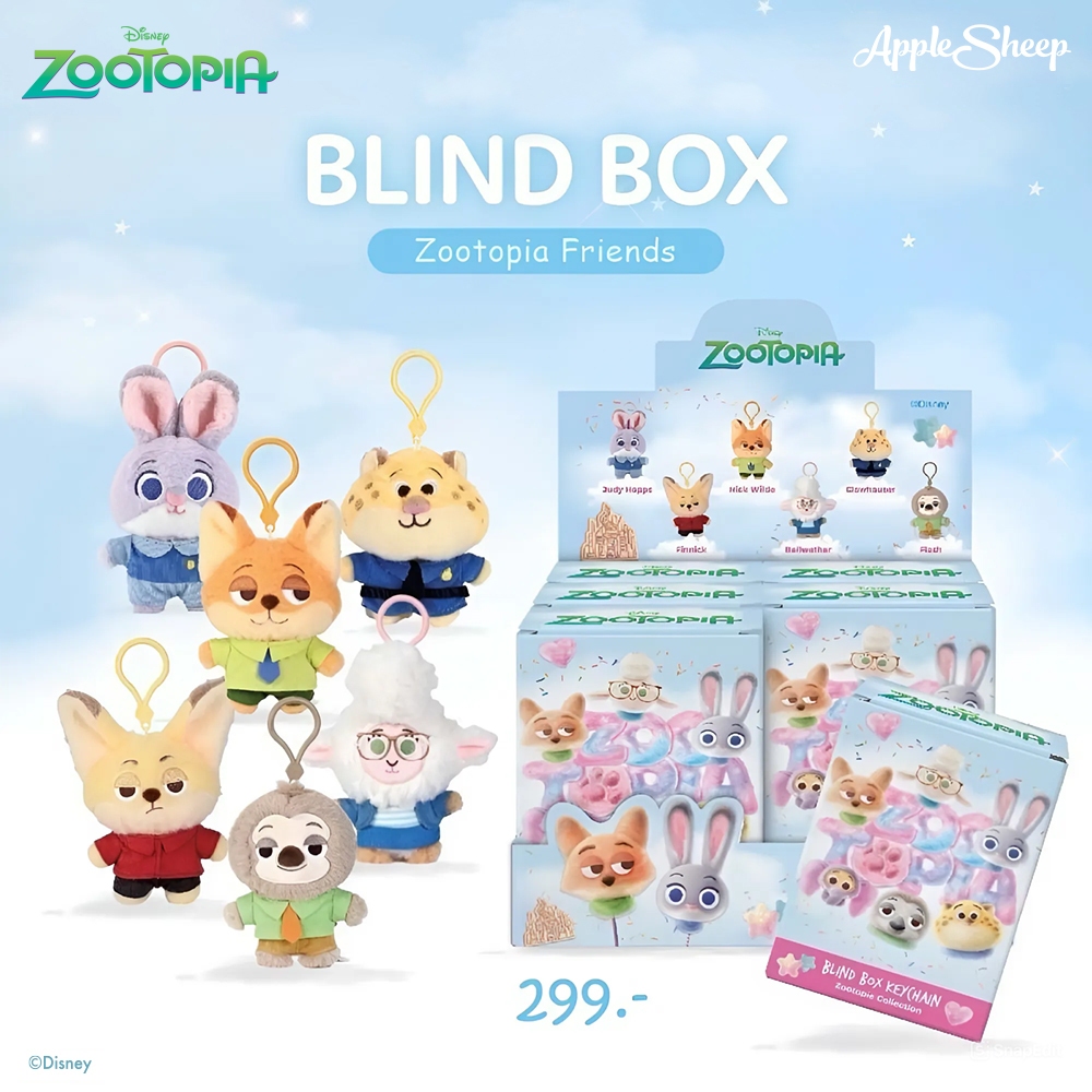 [กล่องสุ่ม Zootopia Friends] Blind Box Keychain Zootopia Friends กล่อง ...