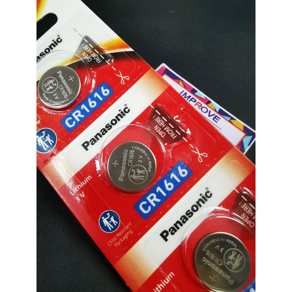 ของแท้ Panasonic ถ่านกระดุม CR1616 แพคเกจใหม่ 1616 ถ่านรีโมทรถยนต์ ถ่าน ...