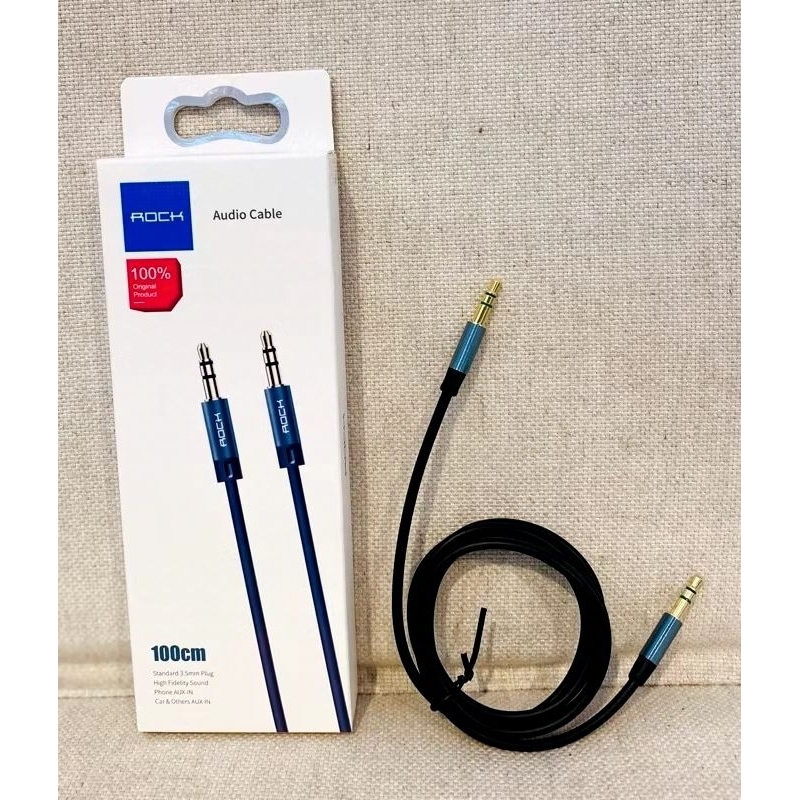 สาย AUX Audio Cable 3.5mm & & aาUX Type-C to3.5mm :ROCK สายยาว100mm ...