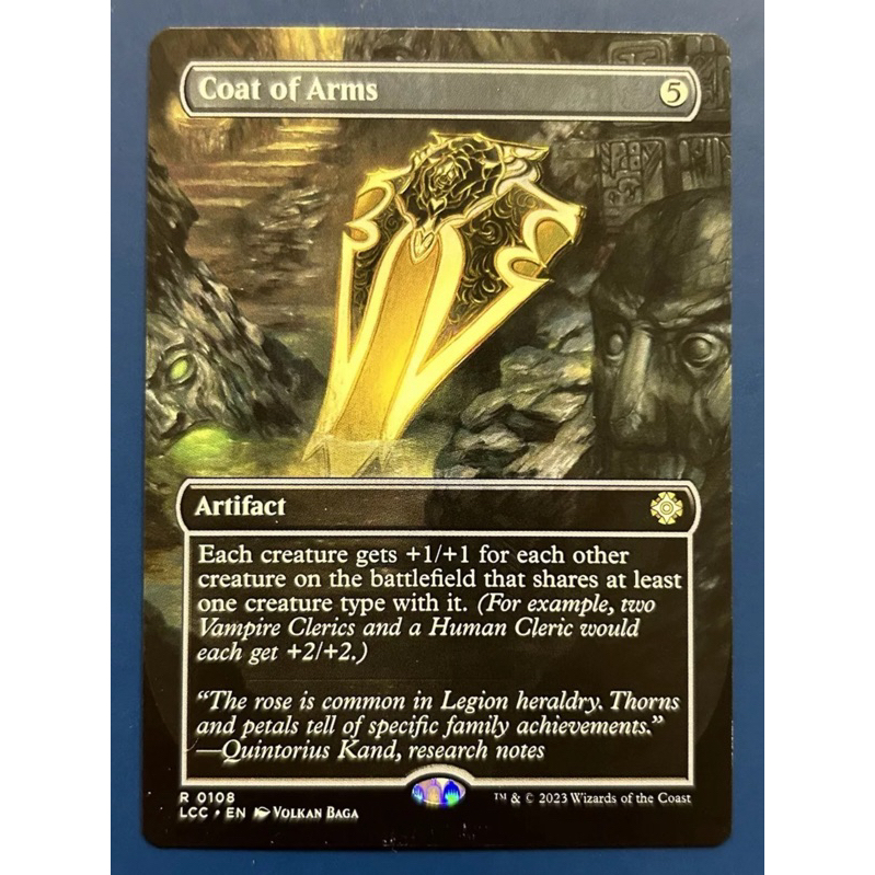 การ์ด MTG Coat of Arms Artifact Magic the gathering EDH รุ่น LCC สภาพ ...