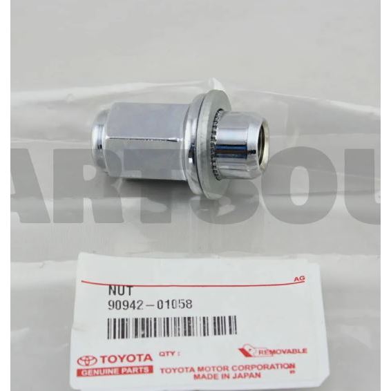 (ของแท้) ราคาต่อ 1 ชิ้น 90942-01058 น็อตล้อ นัต ดุมล้อ (สำหรับเพลา ...
