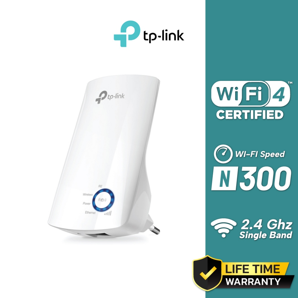 TP-Link 300Mbps Universal WiFi Range Extender รุ่น TL-WA850RE | Shopee ...