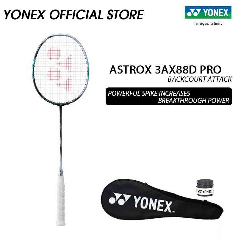 Yonex Badminton Rackets Astrox 88D Pro 3rd Gen (Silver/Black) ไม้ ...
