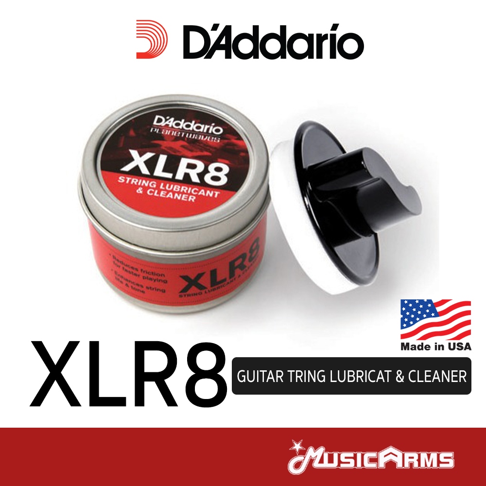 D'Addario XLR8 น้ำยาเช็ดสายกีต้าร์ D Addario PW-XLR8-01 Strings Cleaner ...