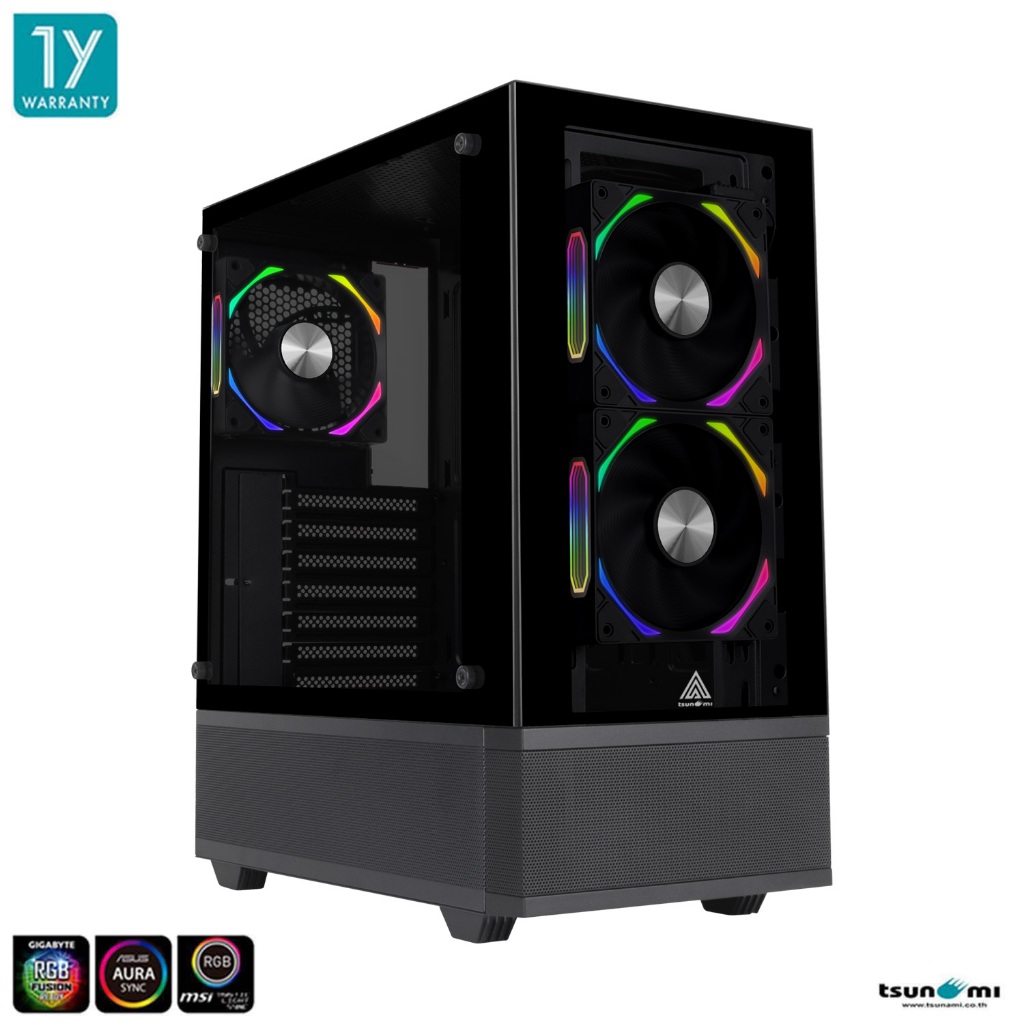 เคสคอมพิวเตอร์ Tsunami Adventure L26-G Panorama Gaming Case with 1266 ...