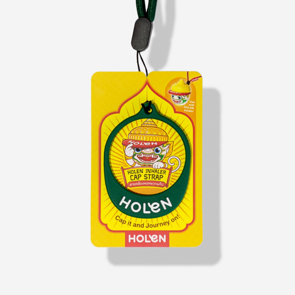 HOLEN Inhaler Cap Strap - Green (สายคล้องคอหมวกแก๊ปเขียว) | Shopee Thailand