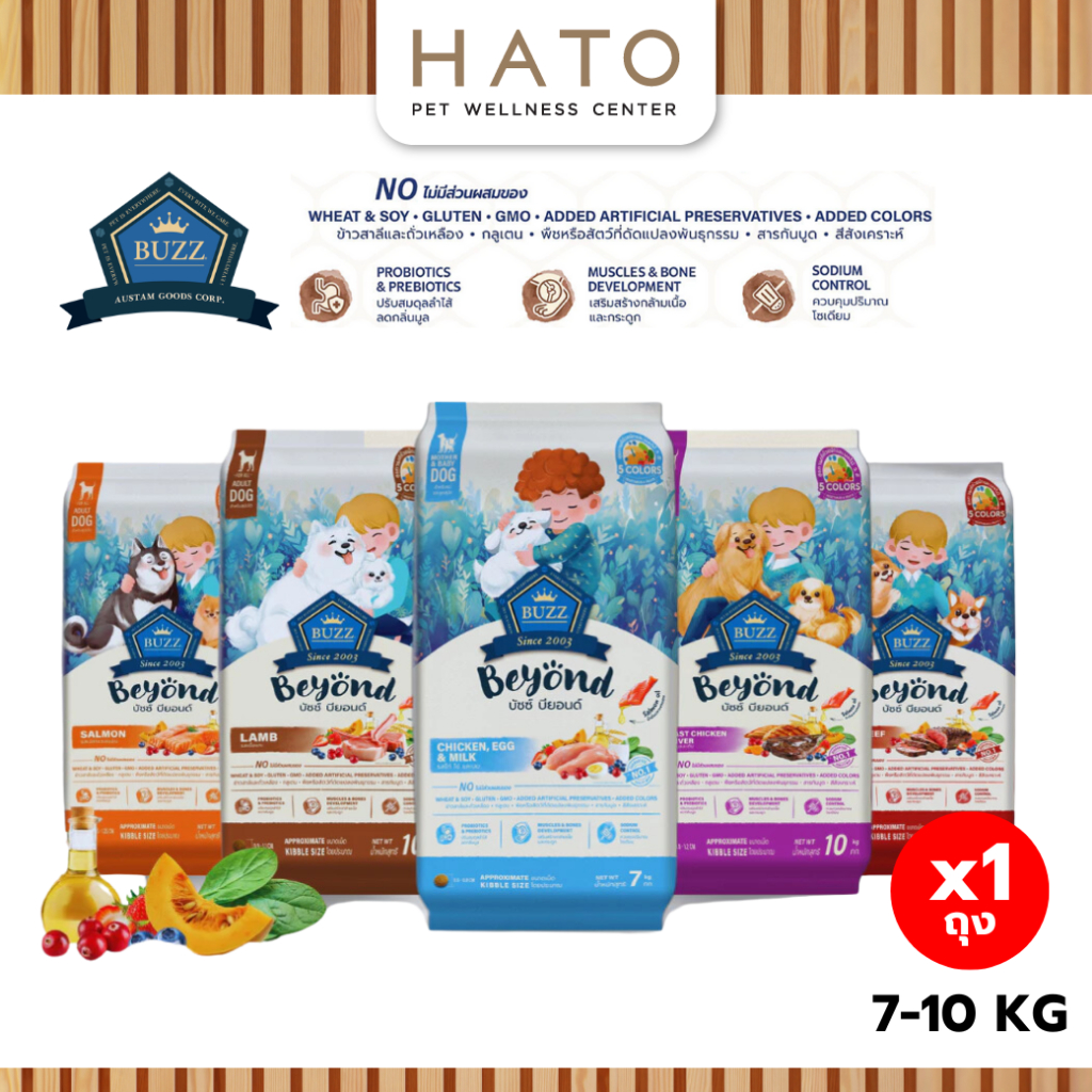 Buzz Beyond - อาหารสุนัข บัซซ์ บียอนด์ กลูเตนฟรี สำหรับสุนัขโต ทุกสายพันธุ์ 7-10 kg | Shopee ...