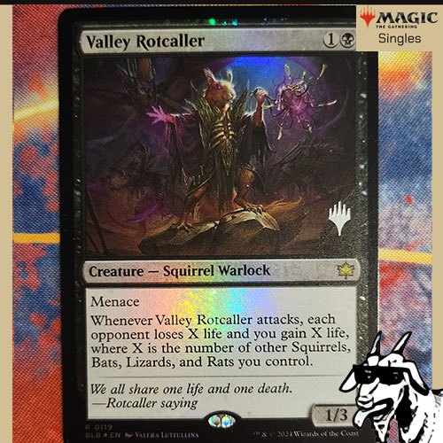 [MTG][Single][BLB] Valley Rotcaller (FOIL Promo) ระดับ Rare [ภาษาอังกฤษ ...