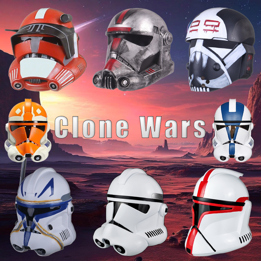 [ Cosplay ] Clone Wars | คอสเพย์ หมวก Star Wars Helmet | Mask | หน้ากาก ...