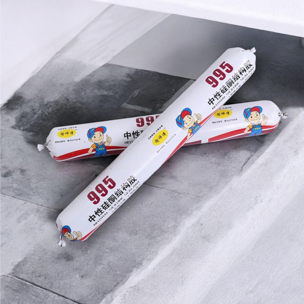 กาวซิลิโคน กาวติดกระจก เนื้อกาวสีดำ รุ่น 995 ขนาด 590ML พร้อมส่ง | Shopee Thailand