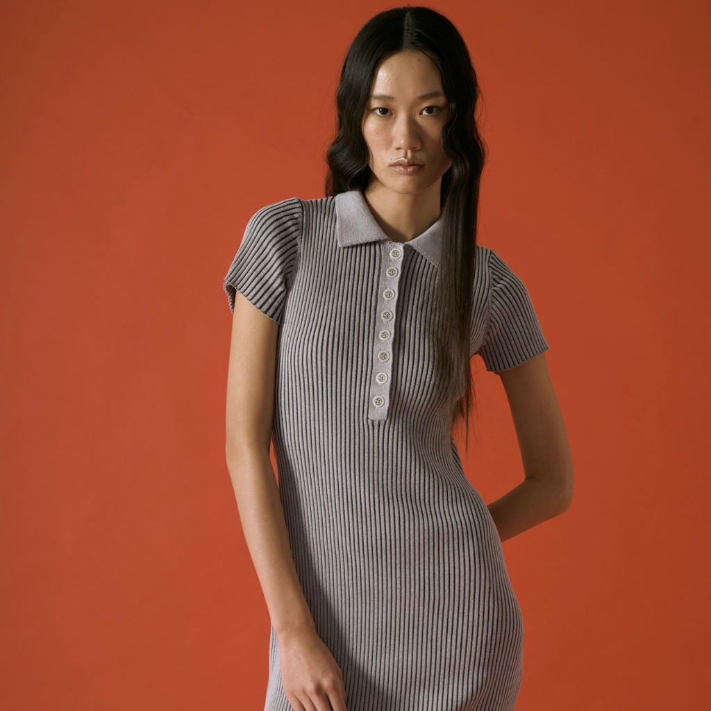 EVERYDAY APPARELS knit midi dress เดรสผ้านิต | Shopee Thailand