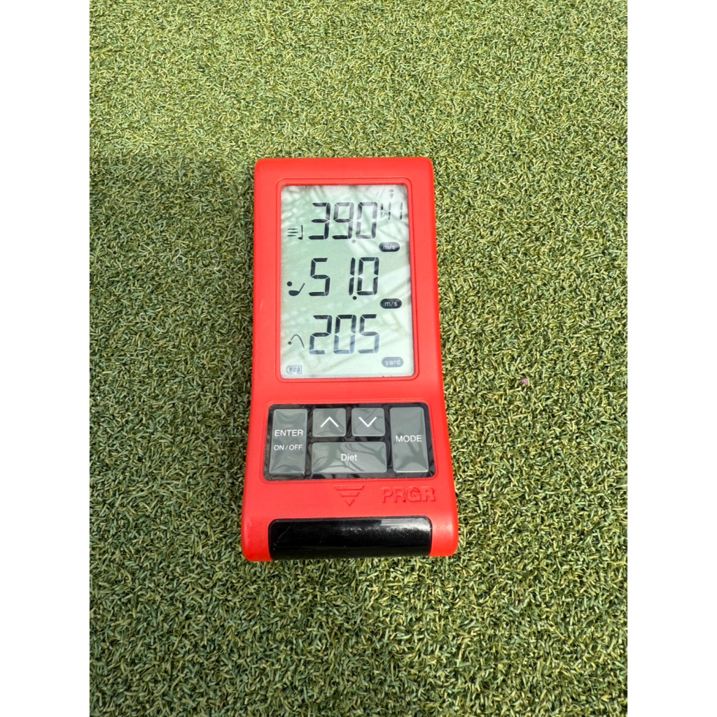 เครื่องจับระยะกอล์ฟ PRGR Red Eye Pocket Launch Monitor | Shopee Thailand