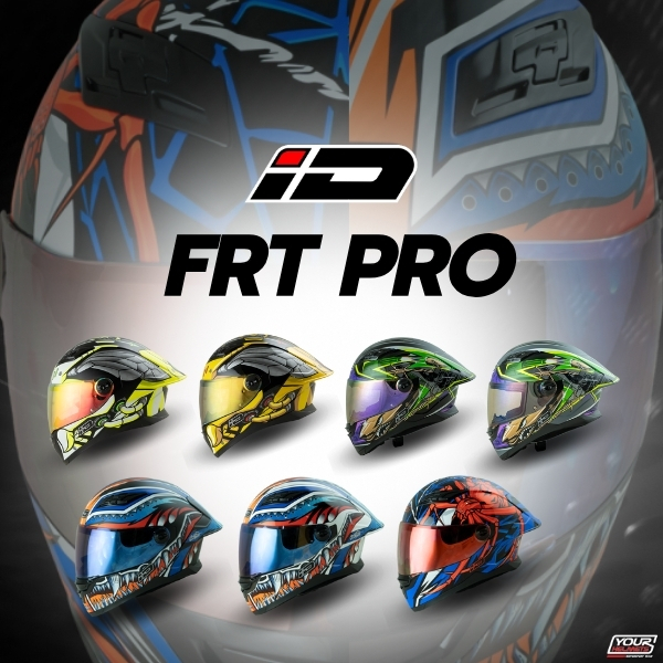 ++เข้าใหม่++ หมวกกันน็อคเต็มใบ ID HELMETS รุ่น FRT PRO // ทรงสปอร์ต ...