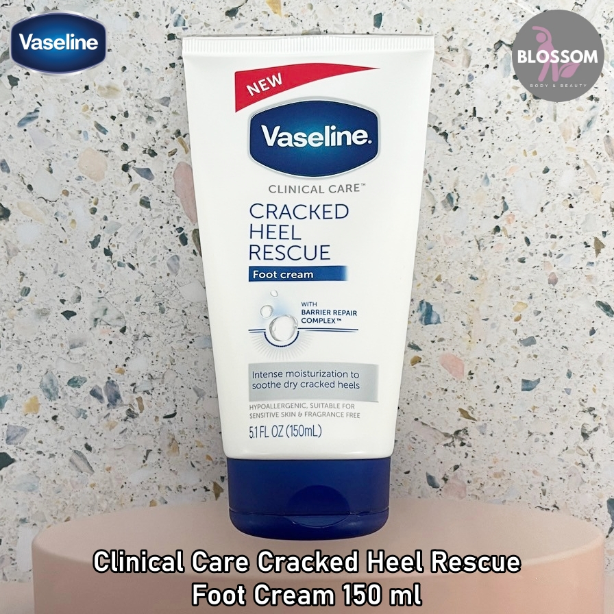Vaseline - Clinical Care Cracked Heel Rescue Foot Cream 150 ml วาสลีน ฟุตครีม ครีมทาเท้า ...