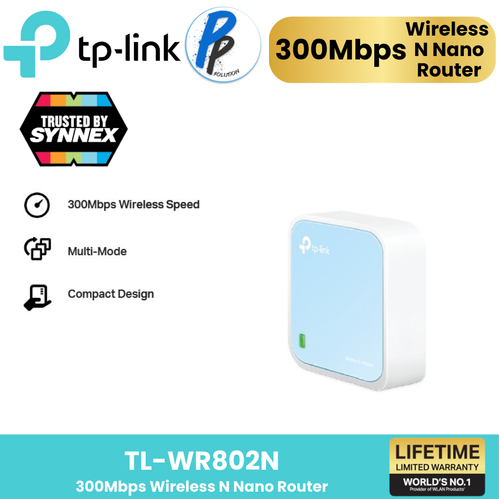 TP-Link TL-WR802N 300Mbps Wireless N Nano Router เราเตอร์จิ๋ว สัญญาณ ...