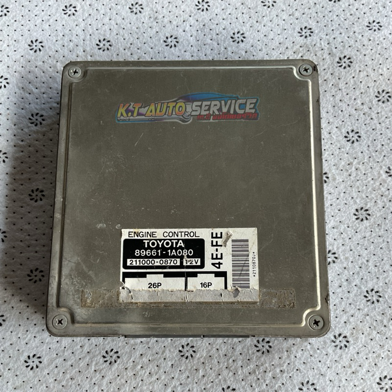 กล่อง ECU TOYOTA 4E-FE 89661-1A080 12v ปลั๊ก 26p 16p (กล่องควบคุม ...