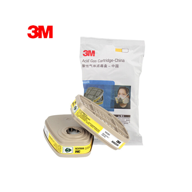 3M 6002CNหน้ากากป้องกันแก๊ส ตัวกรอง ป้องกันไอน้ำสารเคมี, สี, ทินเนอร์, สารกำจัดศัตรูพืช, น้ำมัน ...
