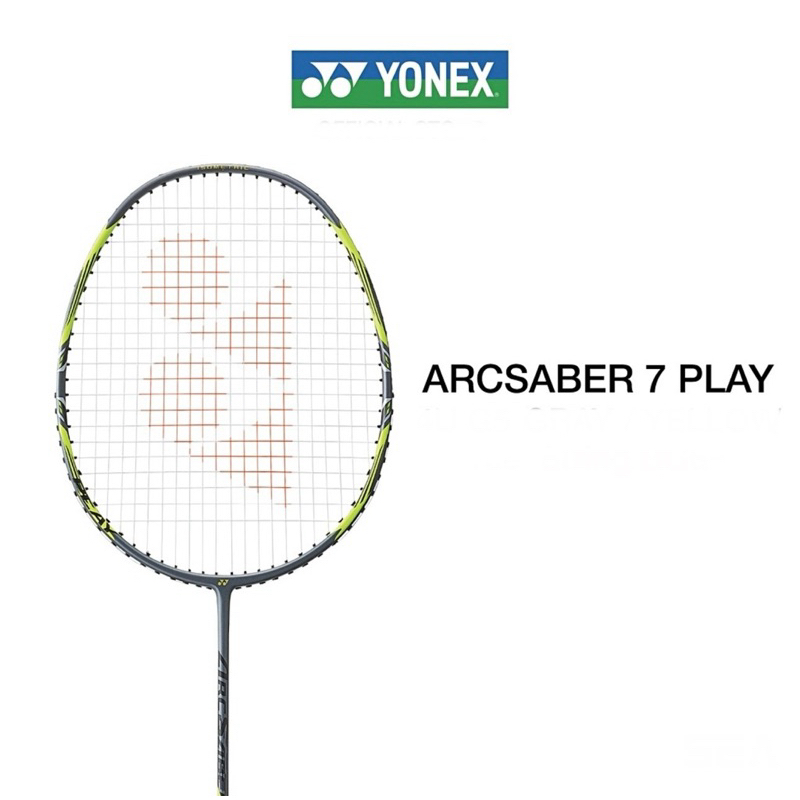สินค้ามีพร้อมส่ง : ไม้แบดมินตัน Yonex : ARCSABER 7 Play (4U) แถมครบชุด | Shopee Thailand