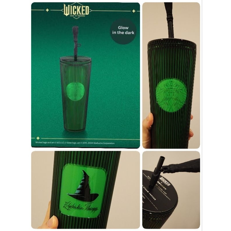 Starbucks X Wicked Gold in the dark Cup24oz. | Shopee Thailand