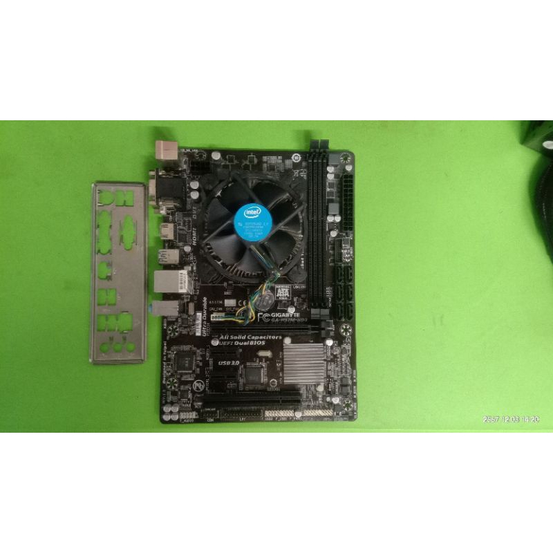 ชุดcpu gen4 i5 4590s mb Gigabyte Ga-h97m-hd3 | Shopee Thailand