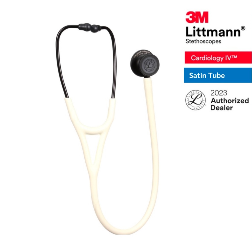 3M Littmann Cardiology IV Stethoscope, 27 inch, #6186C (White Alabaster ...