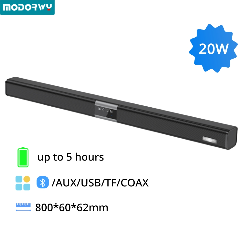 Modorwy ซาวด์บาร์ ลําโพง 20W Super Bass Soundbar บลูทูธ 5.2 ยาว 81.5 ...