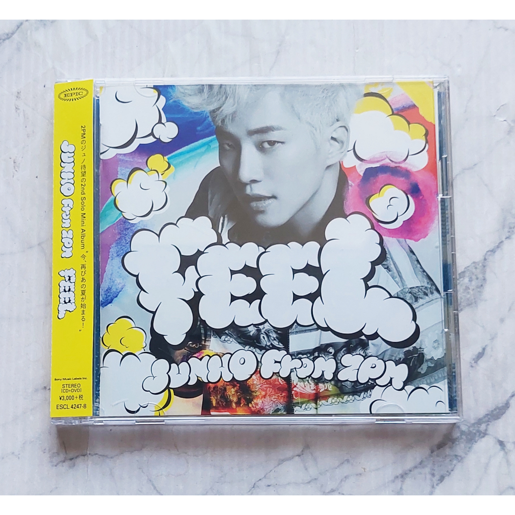อัลบั้ม ญี่ปุ่น JUNHO 2PM - FEEL Japanese Album เวอร์ Limited A แกะแล้ว ไม่มีการ์ด Kpop CD + DVD ...