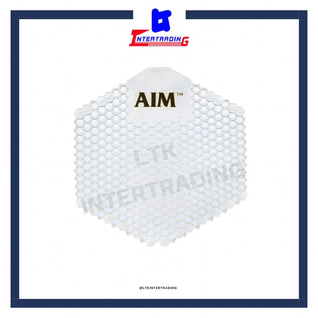 แผ่นดับกลิ่นในโถปัสสาวะ ECOLAB AIM URINAL SCREEN MANGO 610 กรัม 10 แผ่น ...