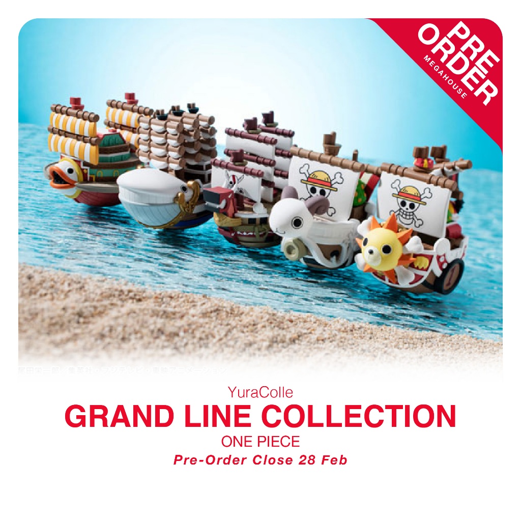 [PreOrder] YuraColle - ONE PIECE_Grand Line Collection (Set) | Shopee ...