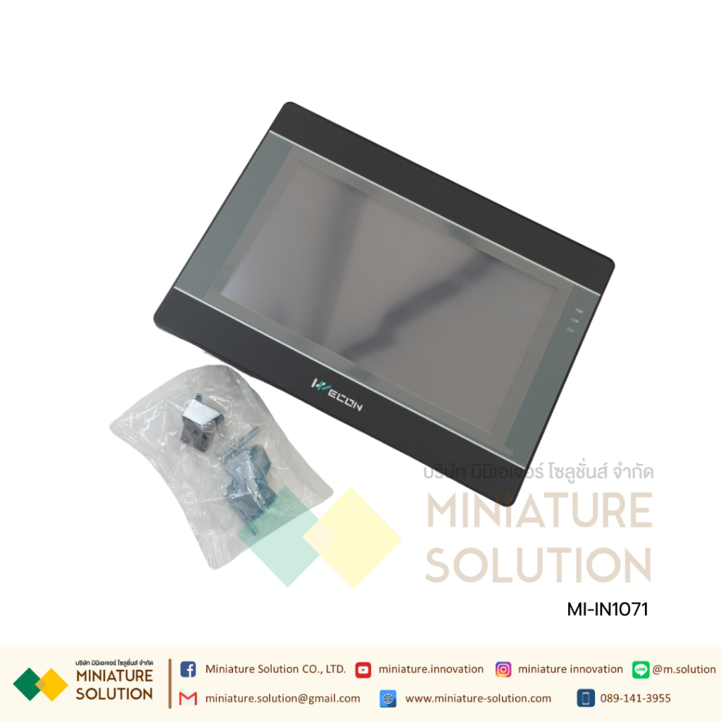 Wecon 7 inch HMI IN1071 Wecon HMI | 7.0 Inch 24VDC หน้าจอแสดงผล ขนาด 7 ...