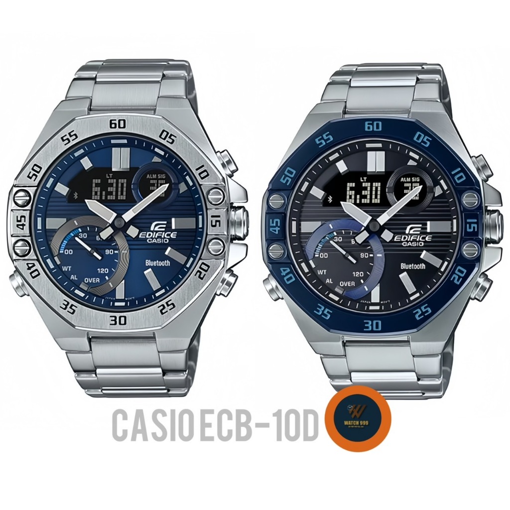 นาฬิกา Casio Edifice แท้ รุ่น ECB-10D/10DB Bluetooth สายสแตนเลสแท้ กันน้ำลึก100M ของแท้ 100%รับ ...