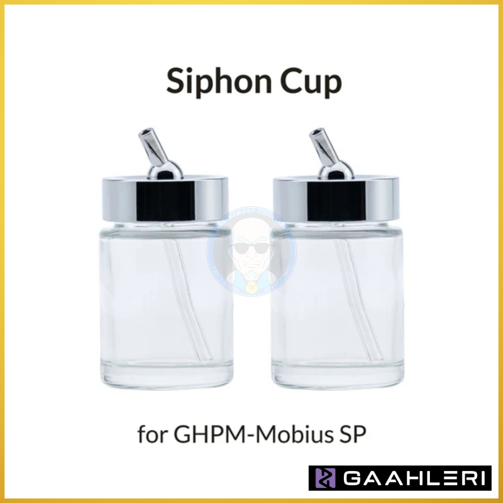 GAAHLERI SIPHON PAINT CUP FOR MOBIUS ( 2 PCS) ขวดใส่สี ใช้กับ GHPM ...