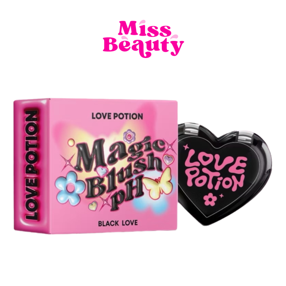 (ตลับ) LOVE POTION Magic Blush ph BLACK LOVE เลิฟโพชั่น บลัช พีเอ็ช แบ ...