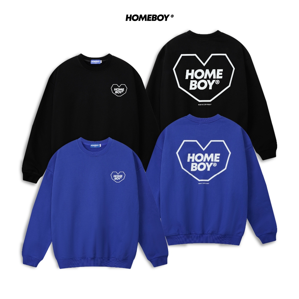 HOMEBOY เสื้อแขนยาวUNISEX รุ่น HB.HEART.SWEATER | Shopee Thailand