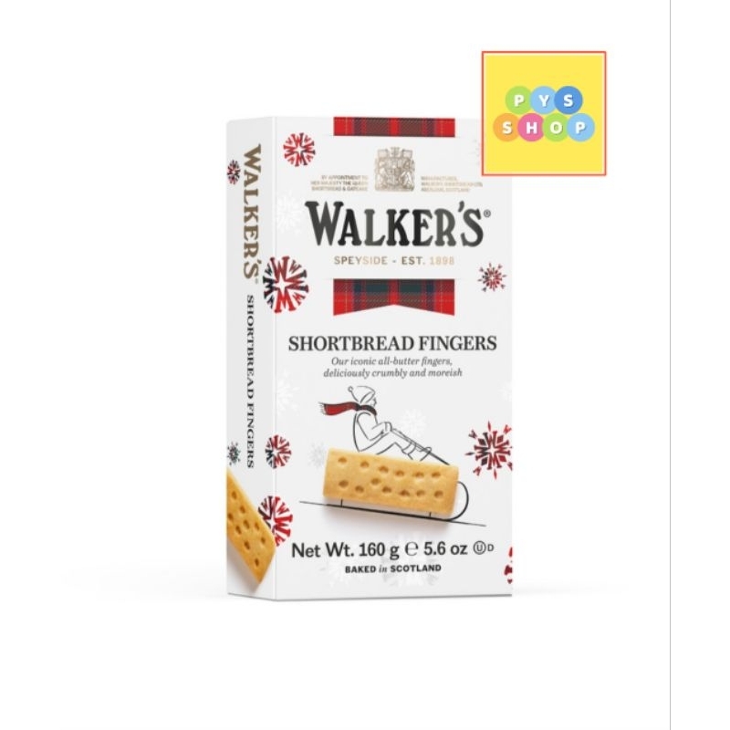Walker's Shortbread Fingers วอล์คเกอร์สชอร์ทเบรดบัตเตอร์ 160 กรัม ...