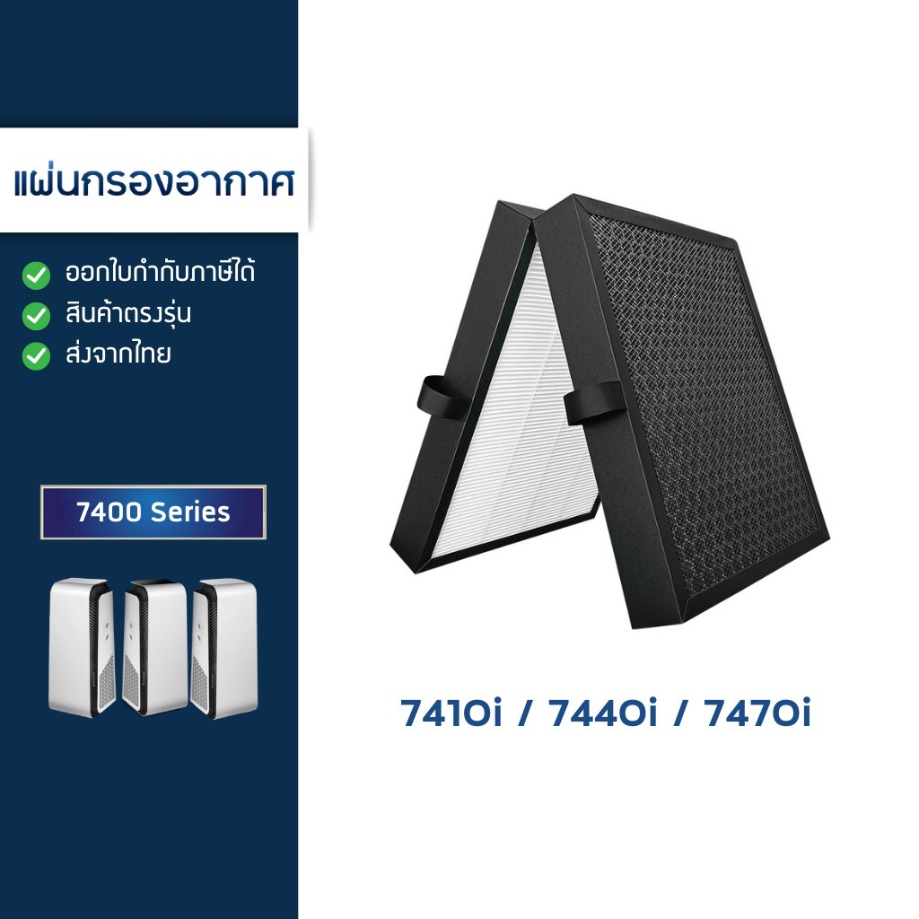 แผ่นกรองอากาศ Blueair รุ่น 7410i • 7470i • 7440i สำหรับเครื่องฟอก บลู ...