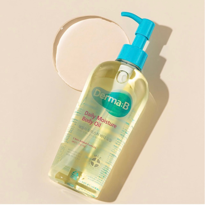 💥บอดี้ออยล์ Derma: B daily moisture body Oil 200ml.และ300ml.ออยล์บำรุง ...