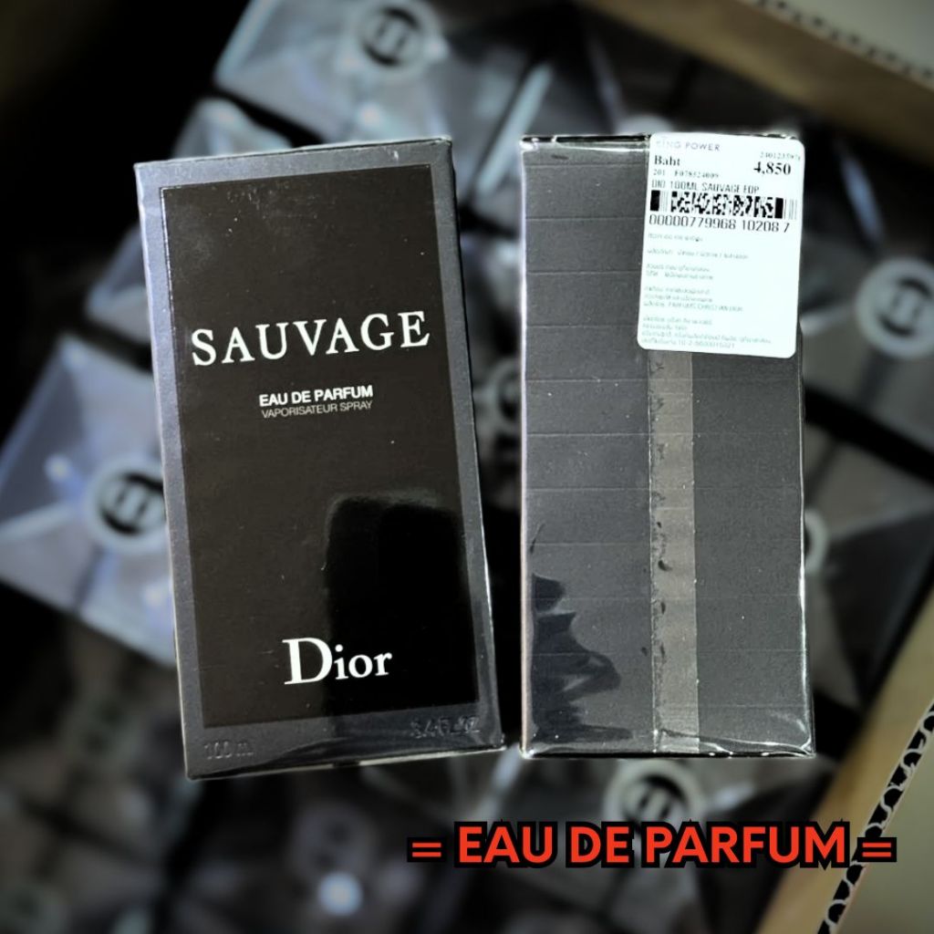 น้ำหอม (EDP) Christian Dior Sauvage EDP กล่องซีล ป้ายคิงพาวเวอร์ | Shopee Thailand