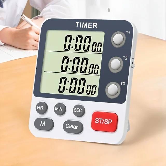 Bei Digital Dual Kitchen Timer นาฬิกาจับเวลาจอแสดงผลขนาดใหญ่ พร้อมส่งใน ...