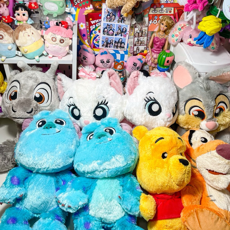 พร้อมส่ง🚚 ตุ๊กตาสัตว์ดิสนีย์ รุ่นเท้าโต sully, marie, groot, simba ...