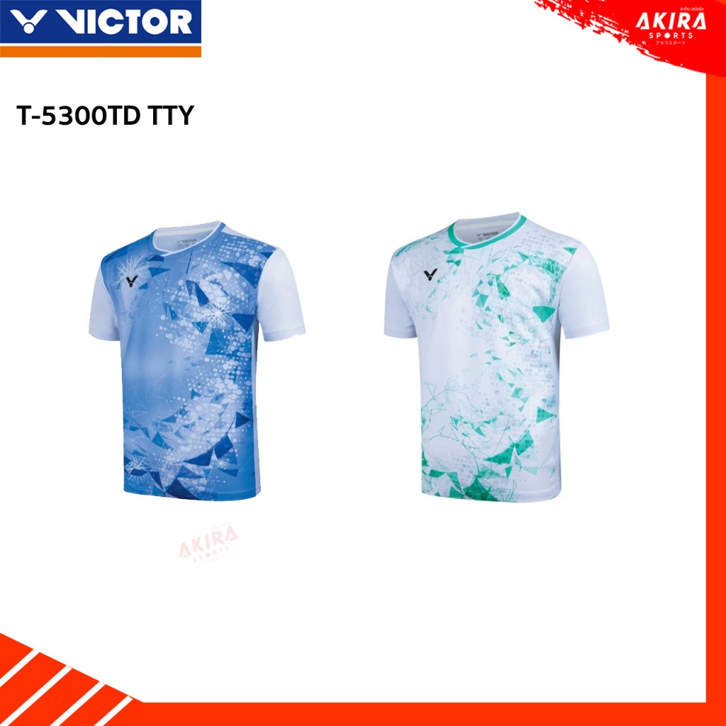 VICTOR เสื้อแบดมินตัน รุ่น T-50003TD TTY สวมใส่สบาย ระบายอากาศดีเยี่ยม ...