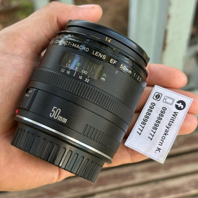 Canon EF COMPACT-MACRO 50mm. F2.5 | Shopee Thailand